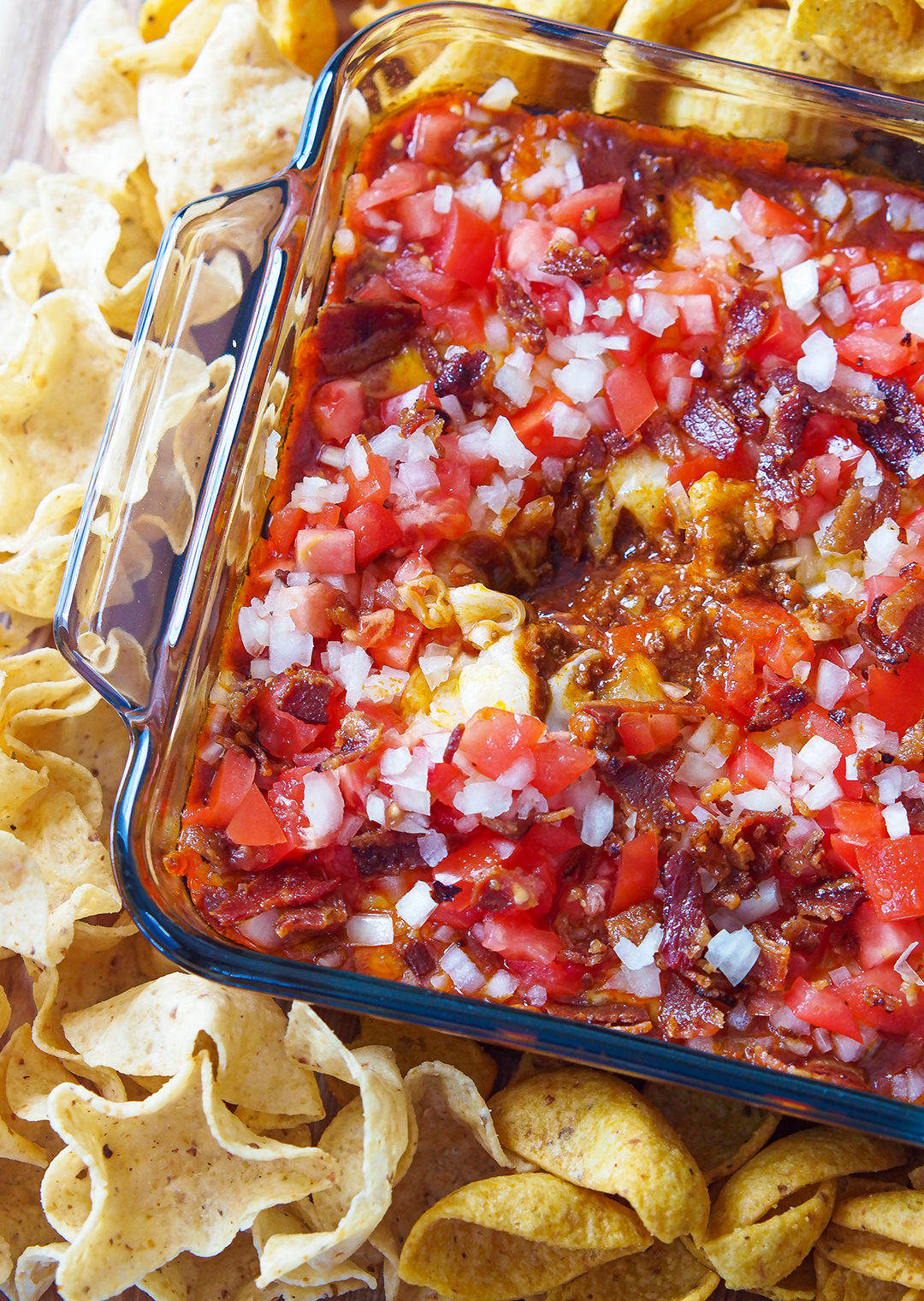 Cheesy Chili Dog Dip - Candy Jar Chronicles